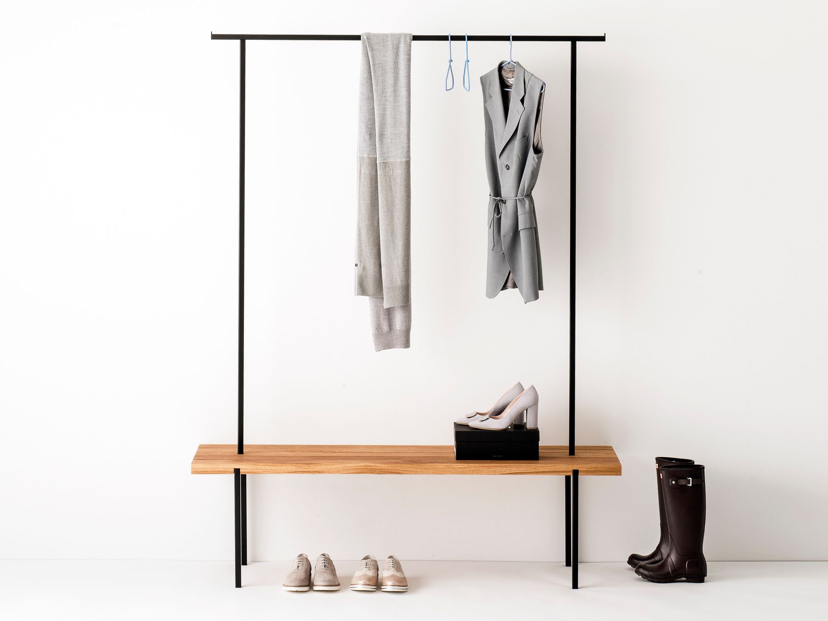 OAK COAT RACK #01 Hallway unit By Weld & co