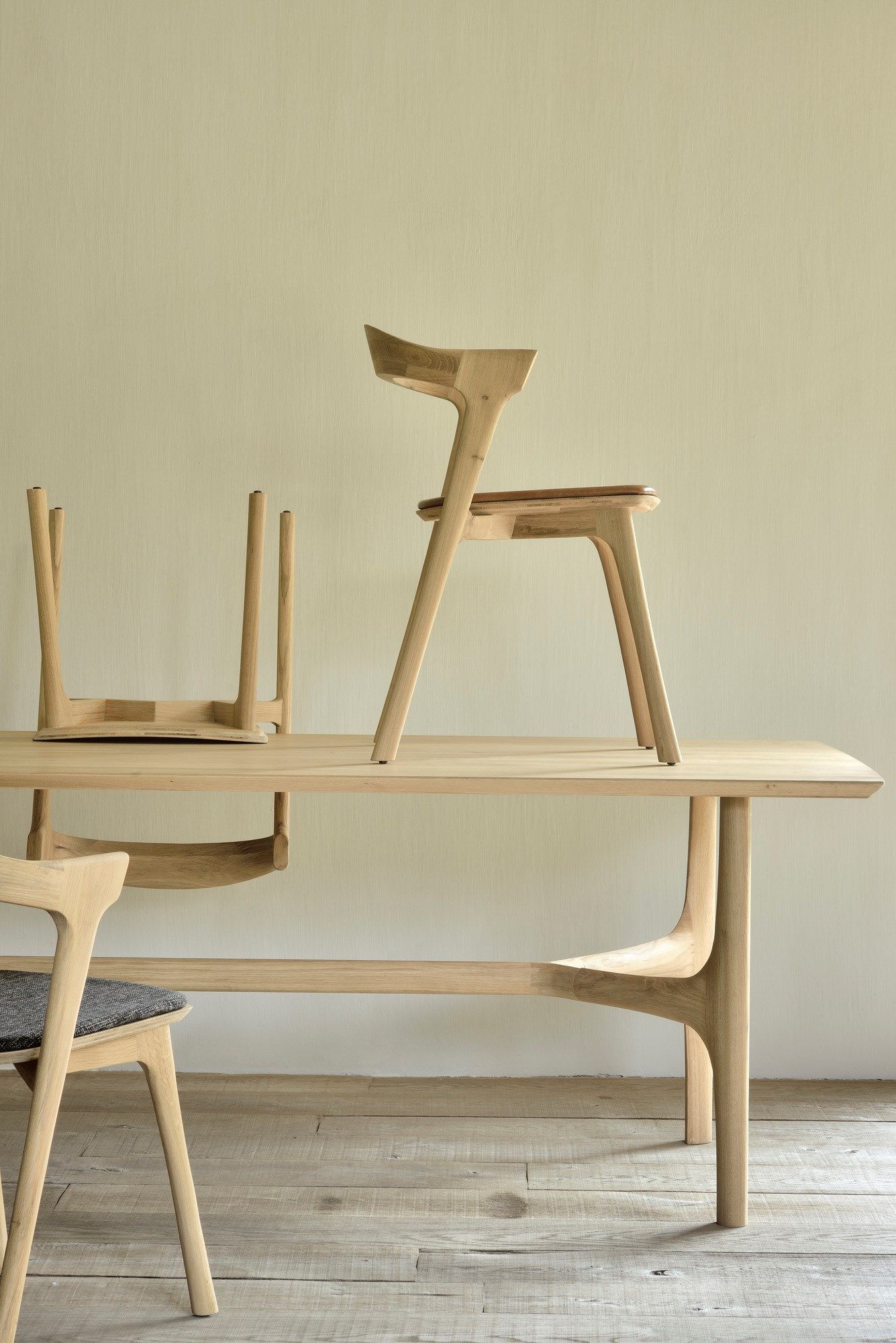 Rectangular Oak Dining Table Oak Nexus By Ethnicraft Design Alain Van Havre