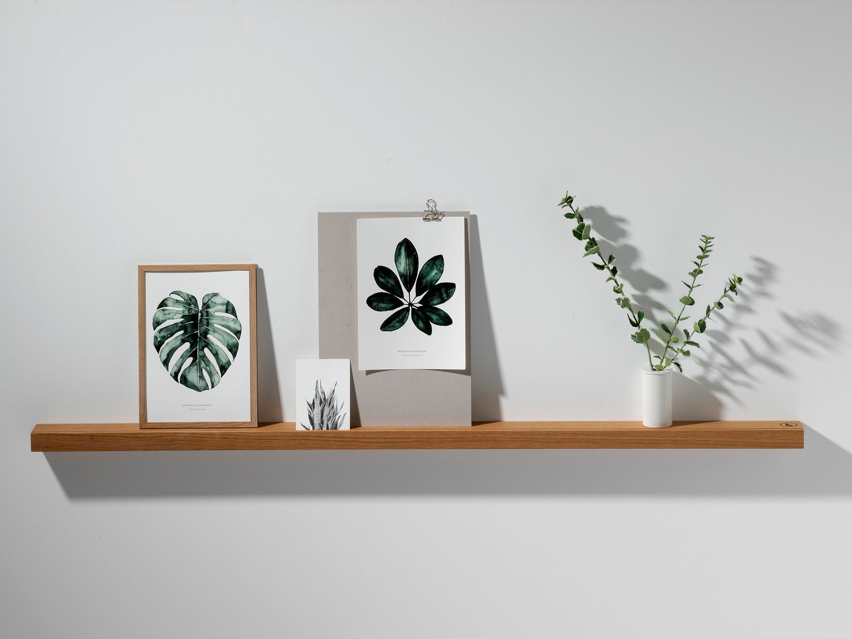 Estante de roble OAK PICTURE LEDGE #02 By weld & co