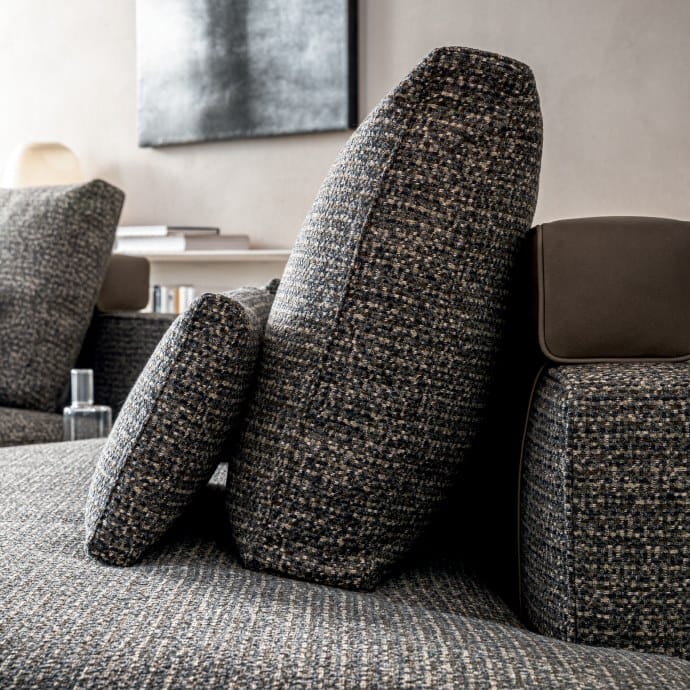 OCTAVE Sectional fabric sofa By Molteni & C. | design Vincent Van Duysen