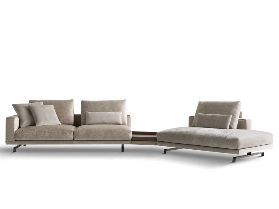 OCTAVE Sectional fabric sofa By Molteni & C. | design Vincent Van Duysen