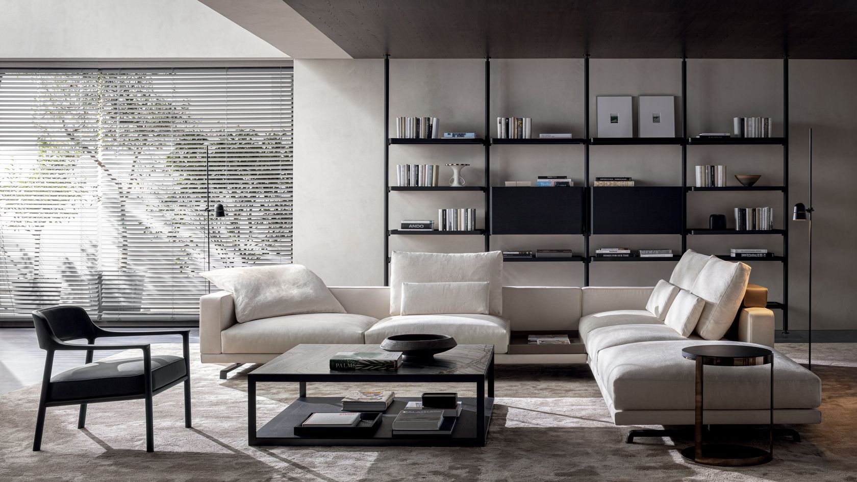 OCTAVE Sectional fabric sofa By Molteni & C. | design Vincent Van Duysen