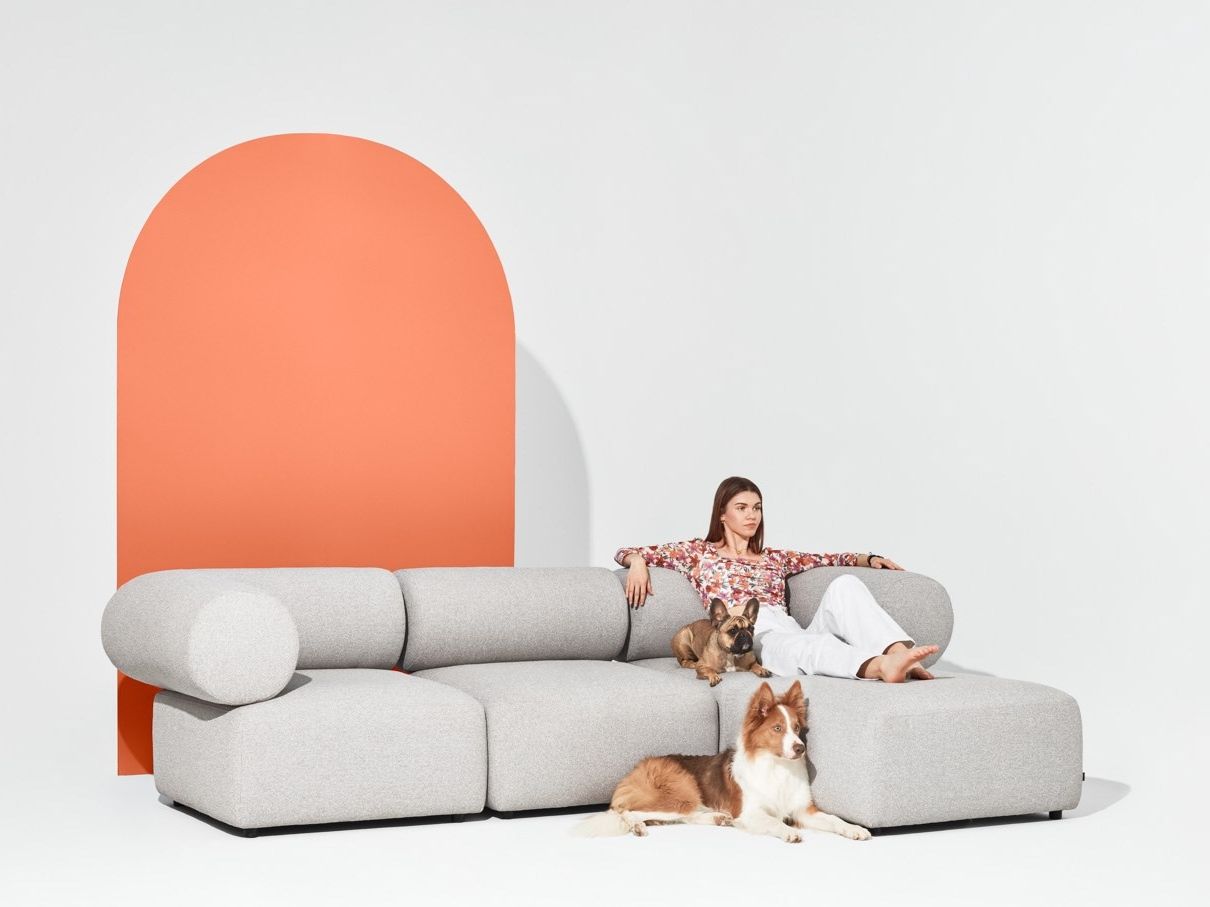 OFFO Modular fabric sofa By Annud | design Arnau Reyna