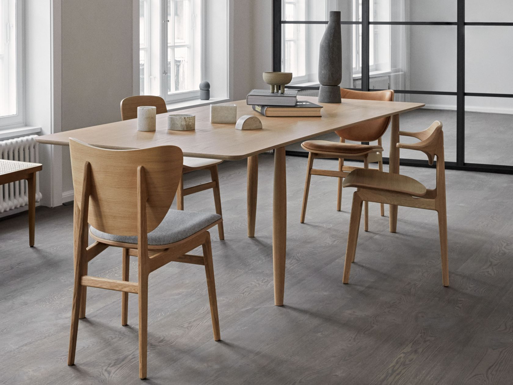 OKU Rectangular oak dining table By NORR11 | design Kristian Sofus ...