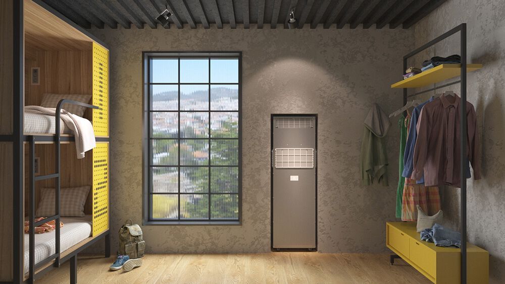 UNICO VERTICAL EVAN Air conditioner without external unit with heat ...