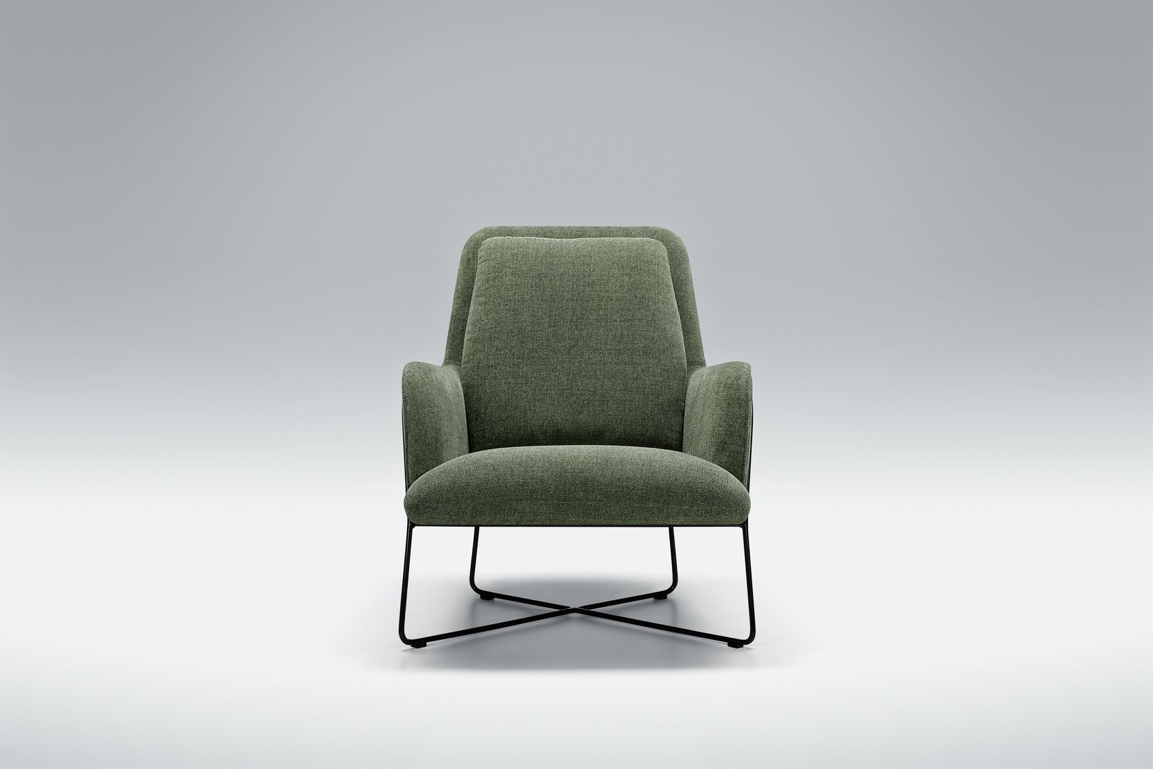 OLIVER | Fabric armchair By Sits design Ian Archer