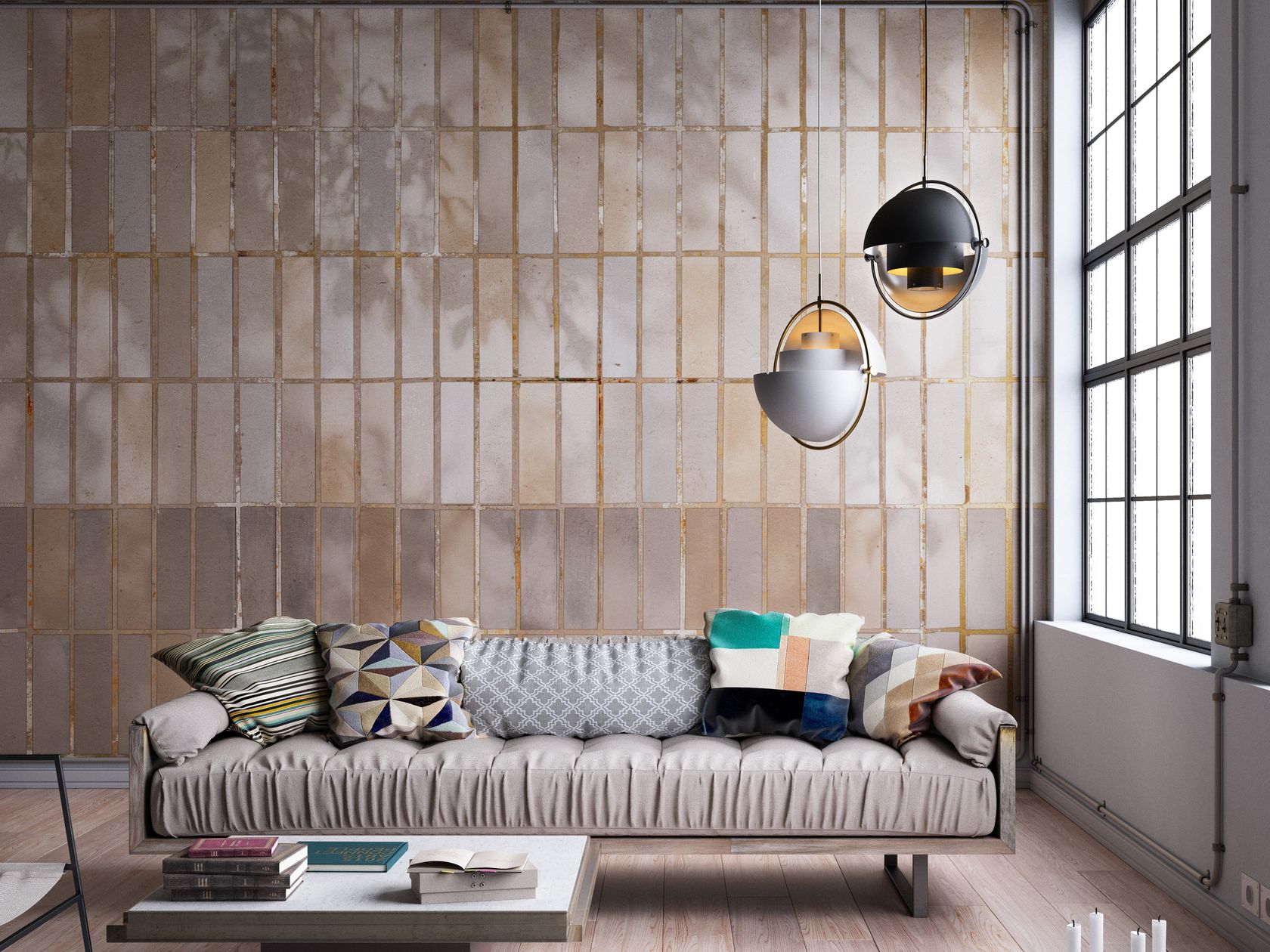 Ecological brick effect wallpaper OLTREBRICK R&D 2021 Collection By ...
