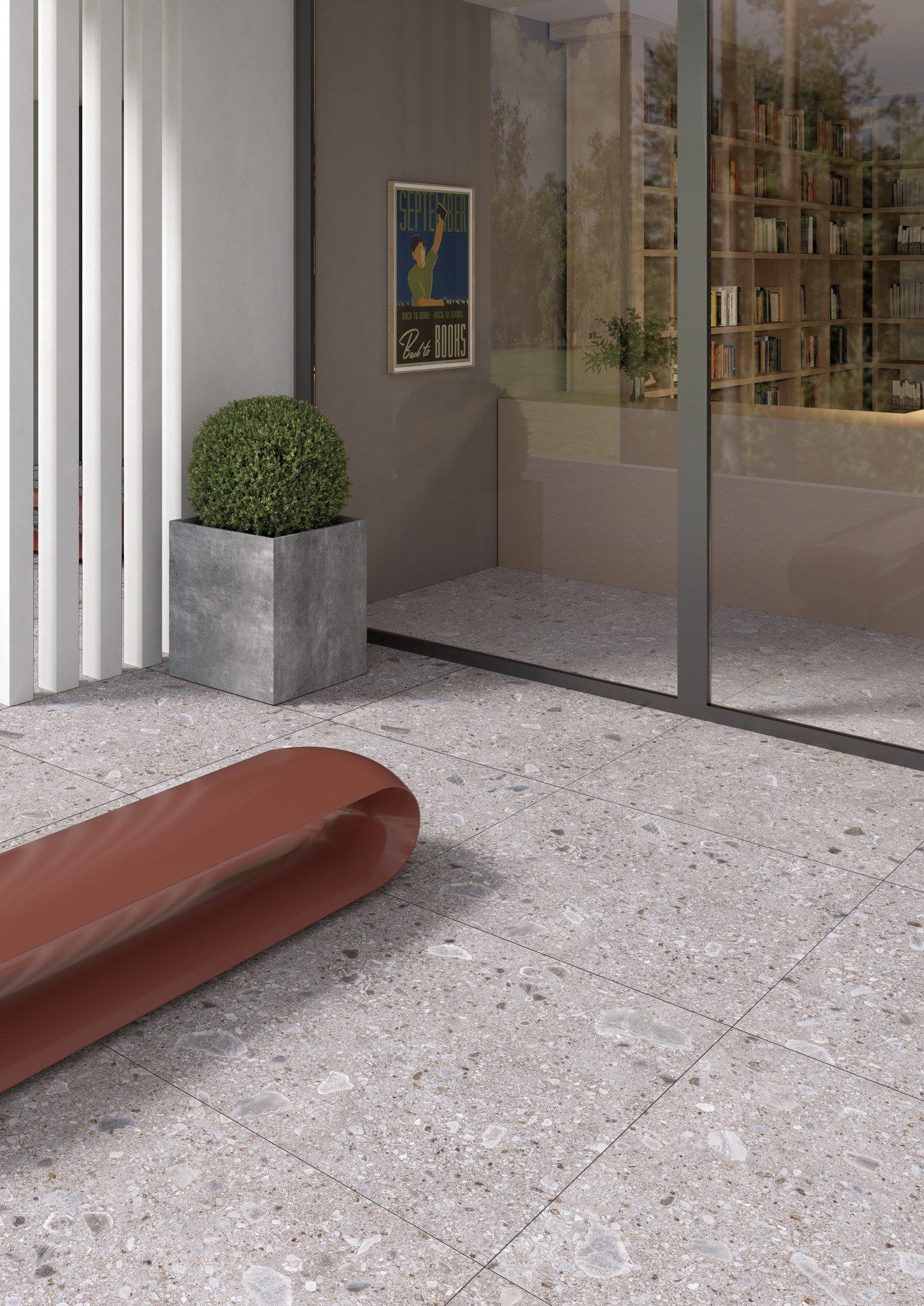 Pavimento/rivestimento rettificato in gres porcellanato effetto pietra OMNIA CEPPO DI GRÈ ...