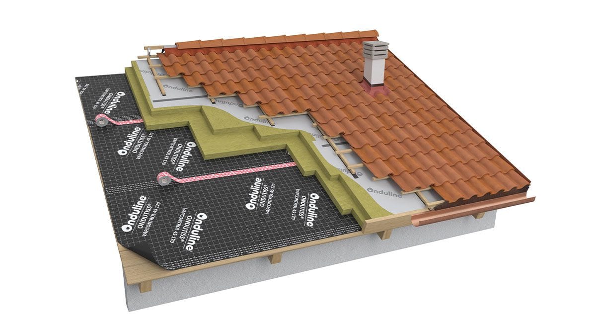 ONDUTISS VAPCONTROL 4S 170 Schermo freno vapore rinforzato a quattro strati By ONDULINE ITALIA