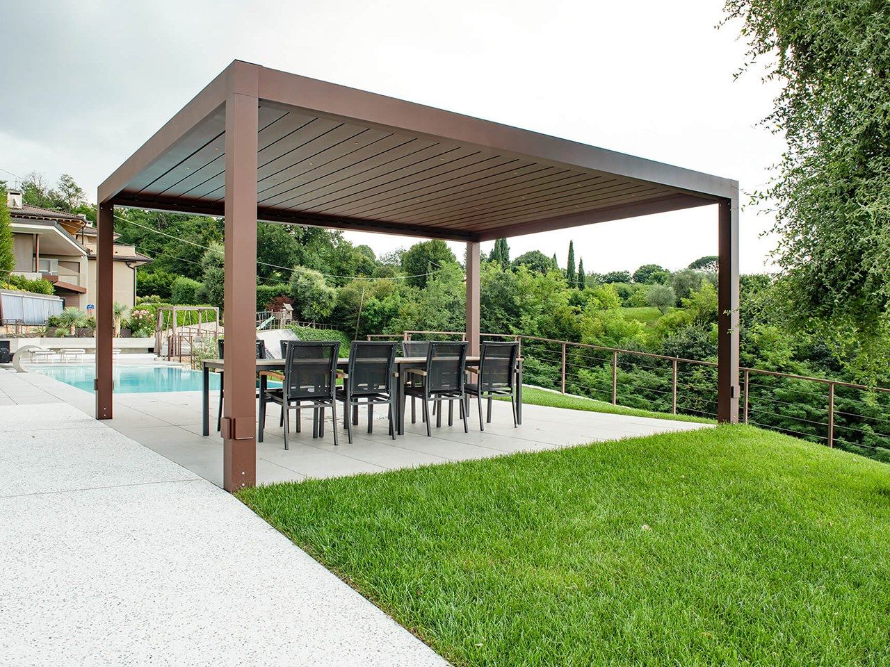OPENLIGHT | Freestanding pergola By Mioni