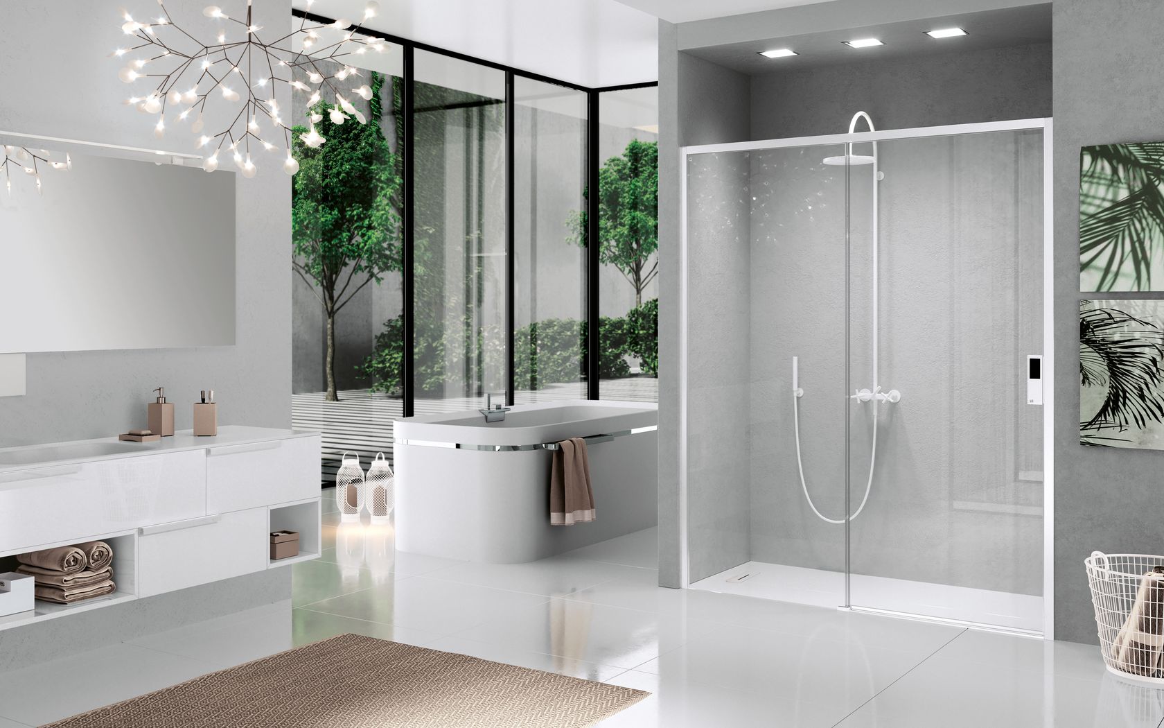 Box doccia angolare con porta scorrevole OPERA 2P Collezione Opera By ...