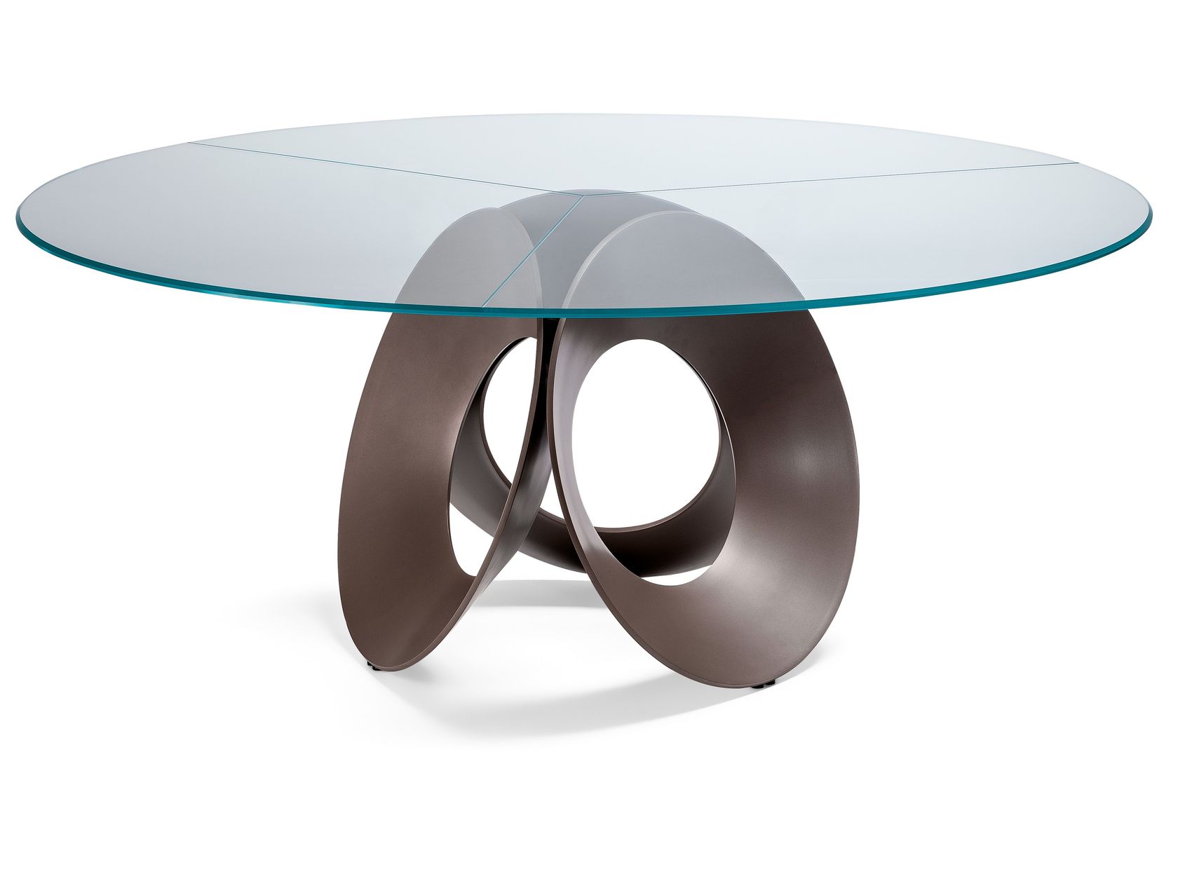 ORACLE | Glass table Round glass table By Arketipo | design Gino Carollo