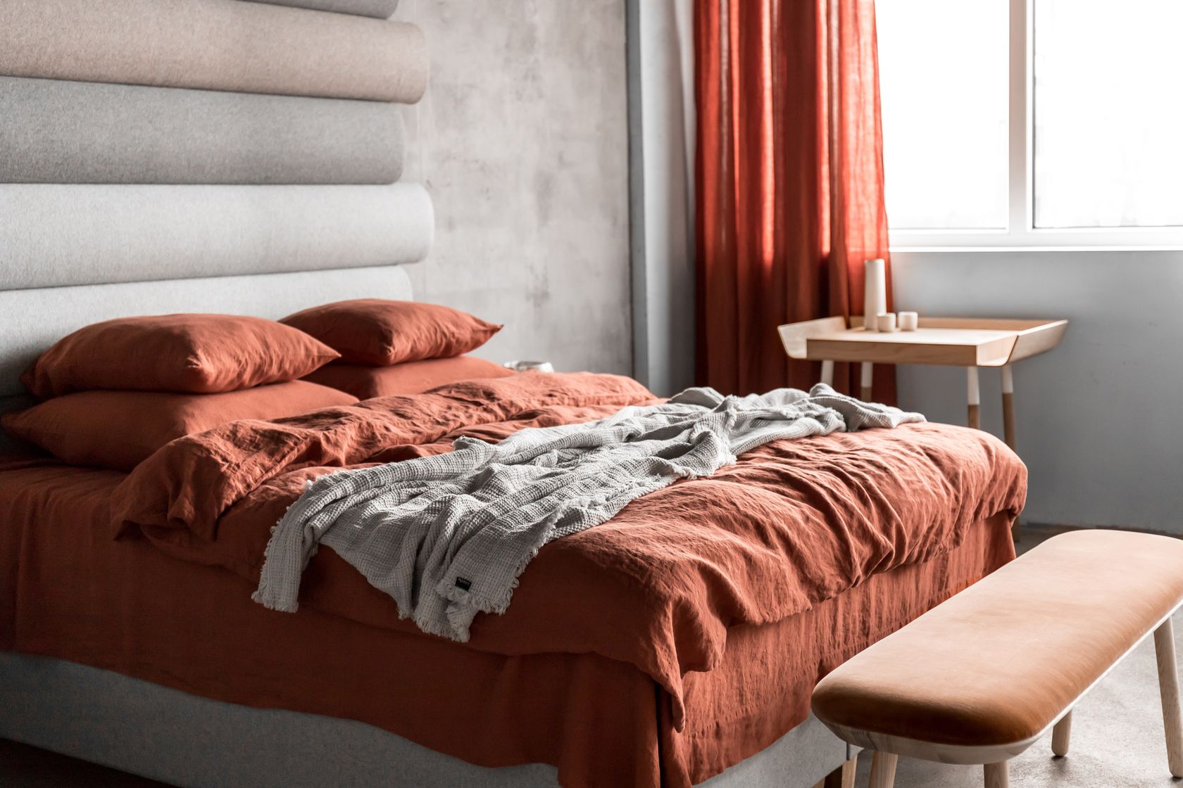 Bedroom set ORANGE By Lithuanian Design Cluster