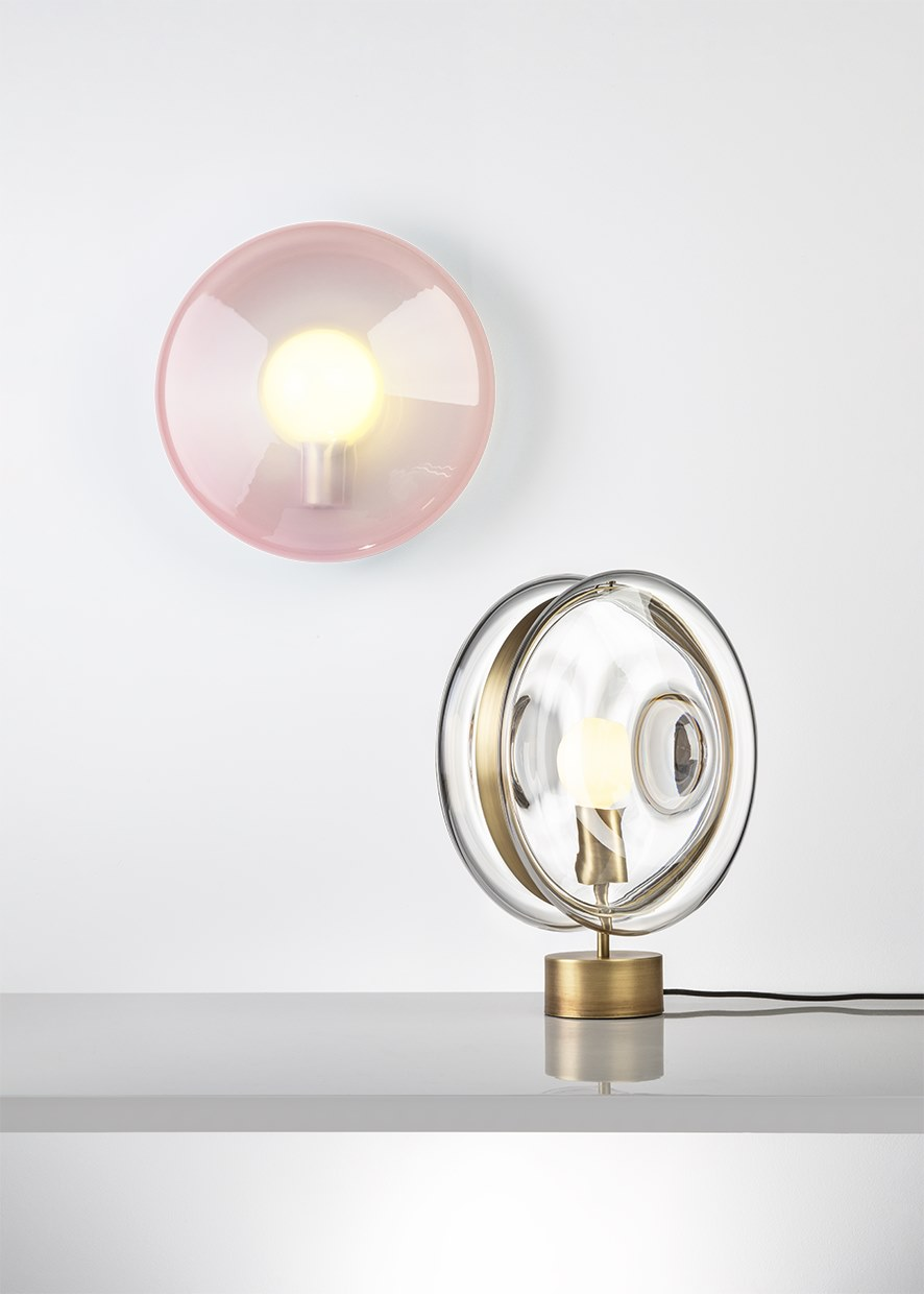 ORBITAL Crystal table lamp By Bomma | design Studio deFORM