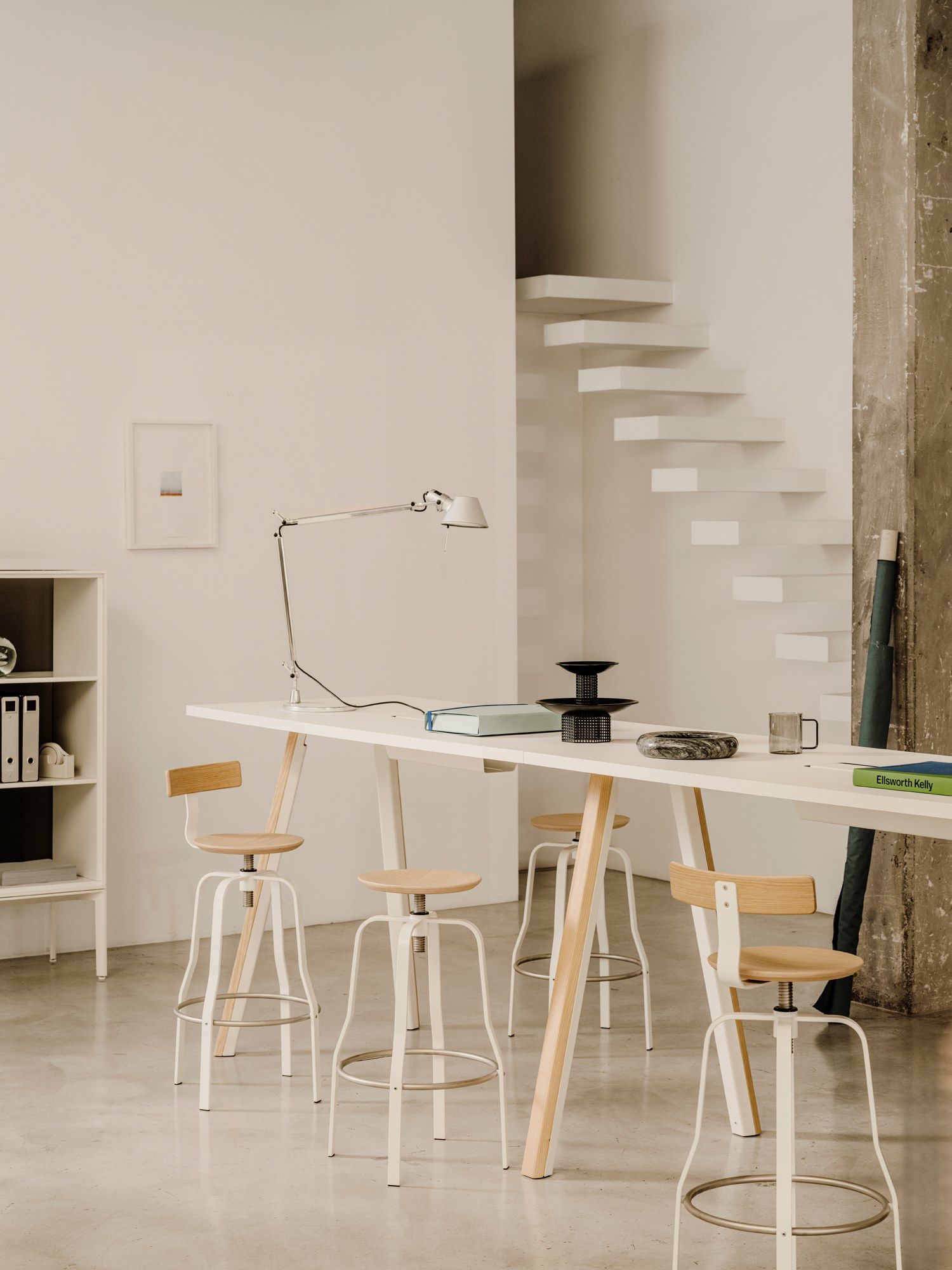 ORI Rectangular oak high table By Lapalma | design Romano Marcato