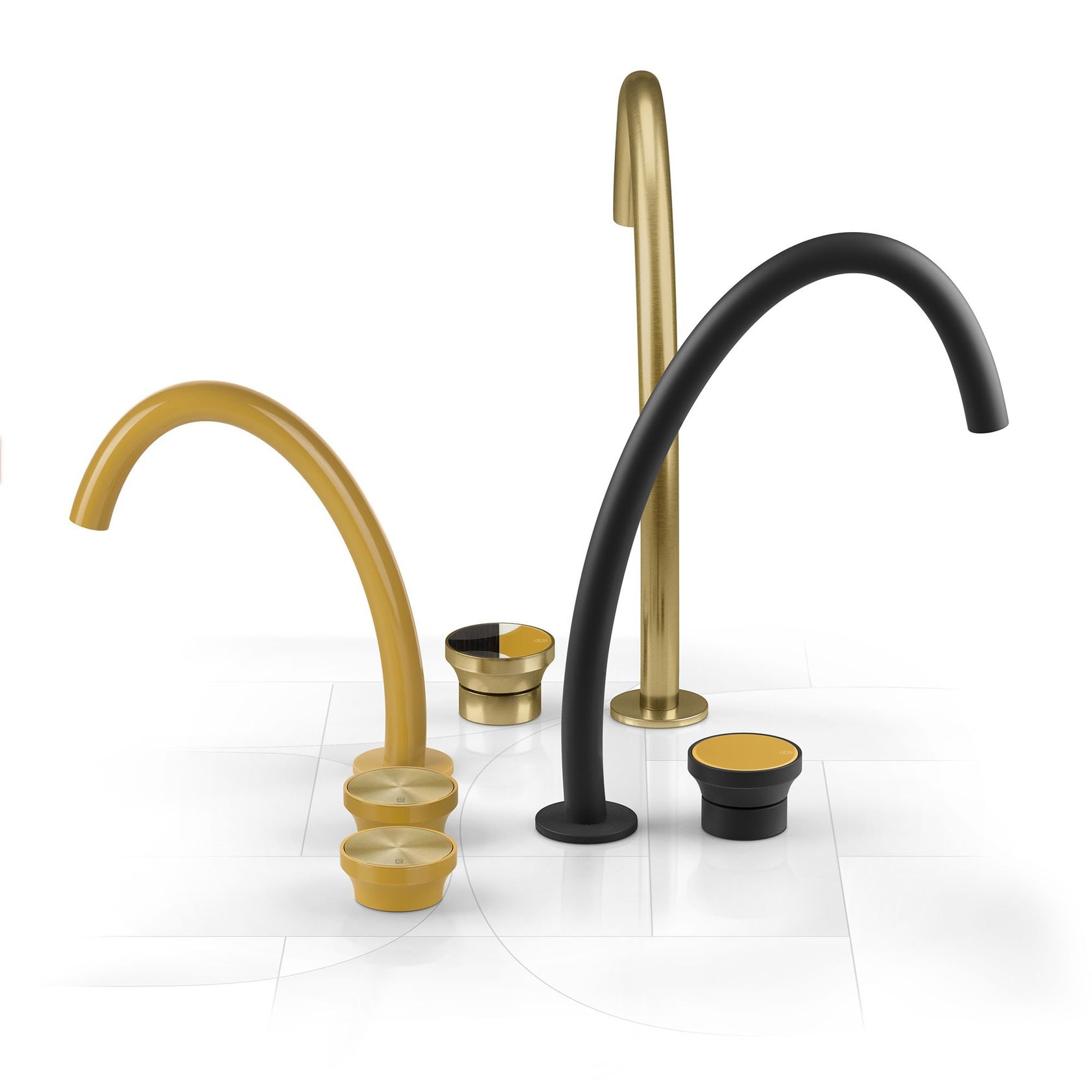 ORIGINI | 2 hole washbasin mixer By Gessi