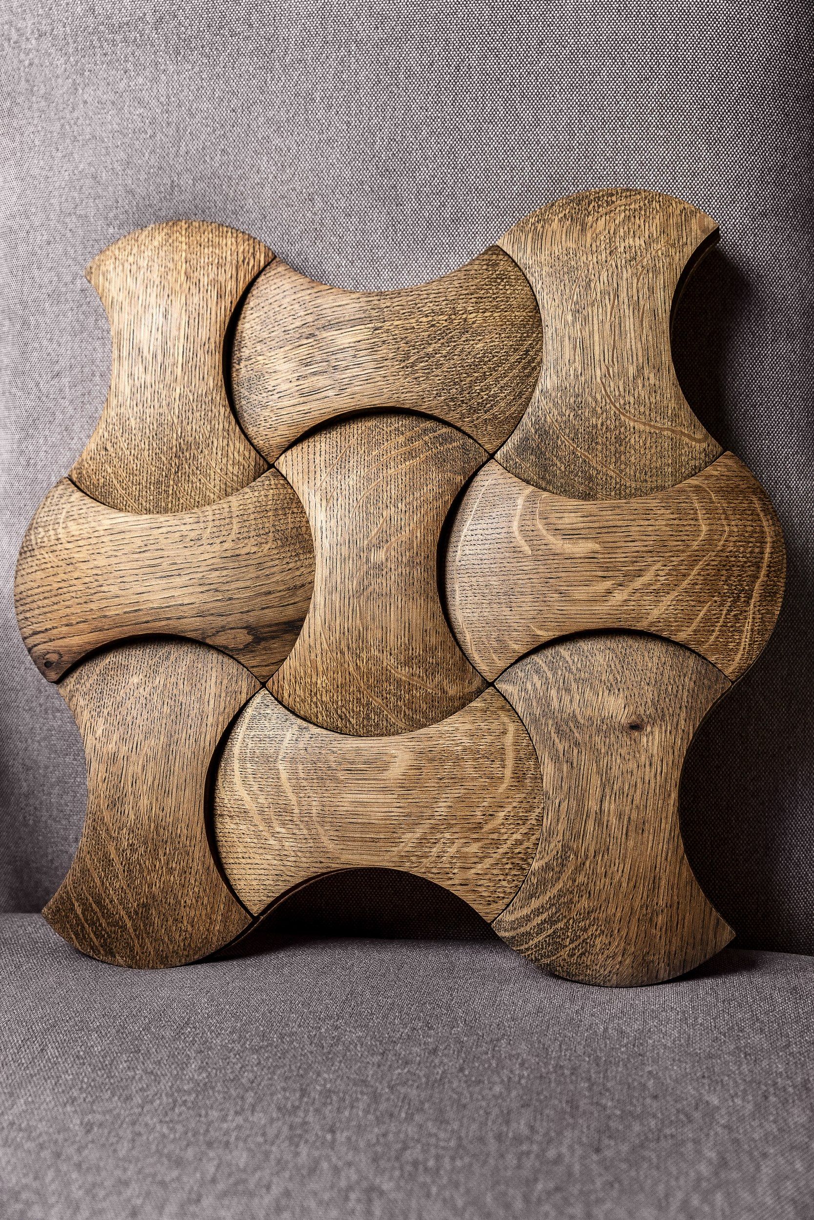 Modular wooden 3D Wall Cladding ORLANDO By NEXT LEVEL DESIGN STUDIO