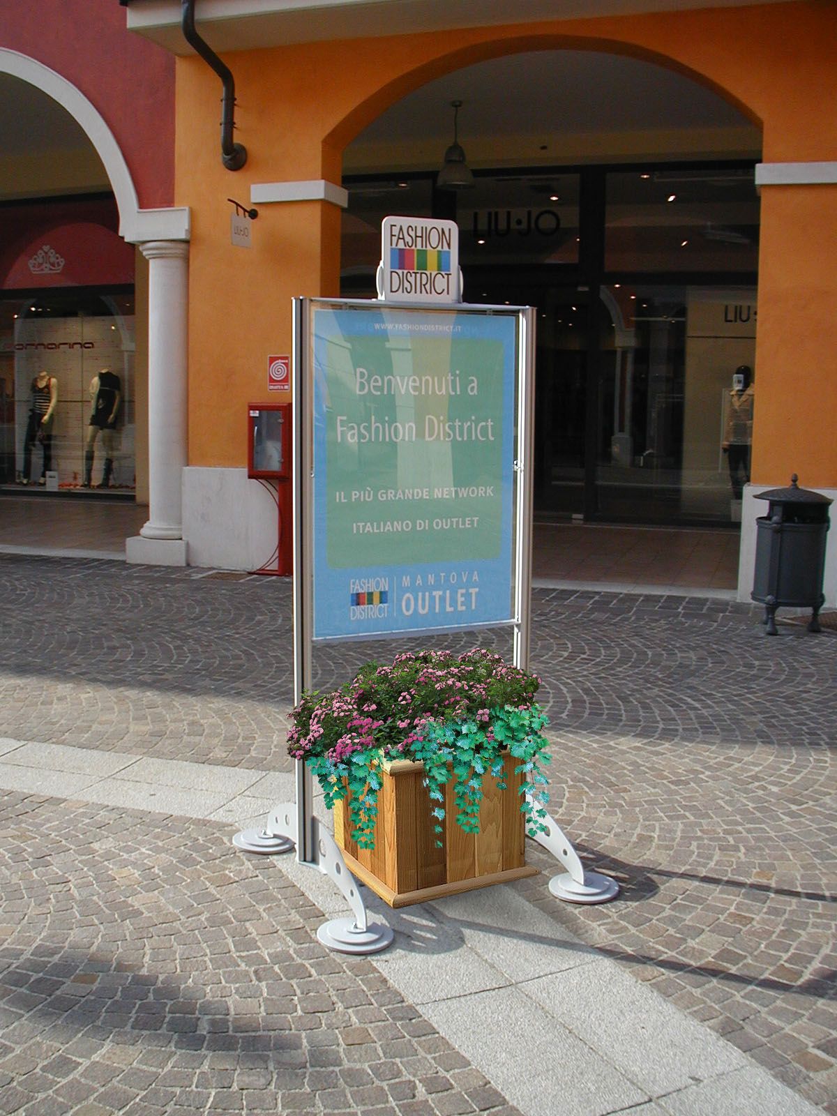 Tótem publicitario independiente doble cara OUT-TOTEM By GEPROM design