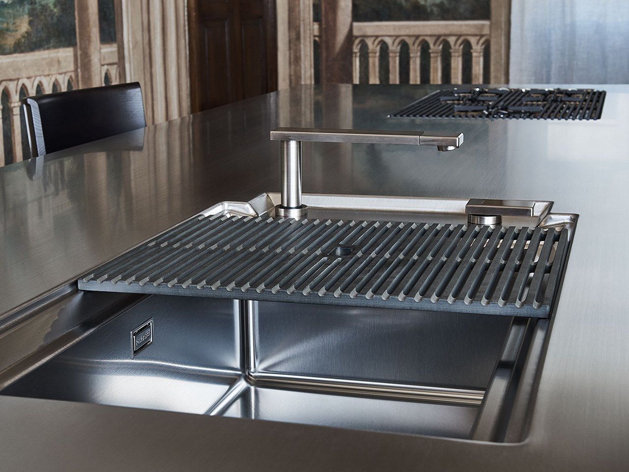 OUTLINE Stainless steel sink By Foster