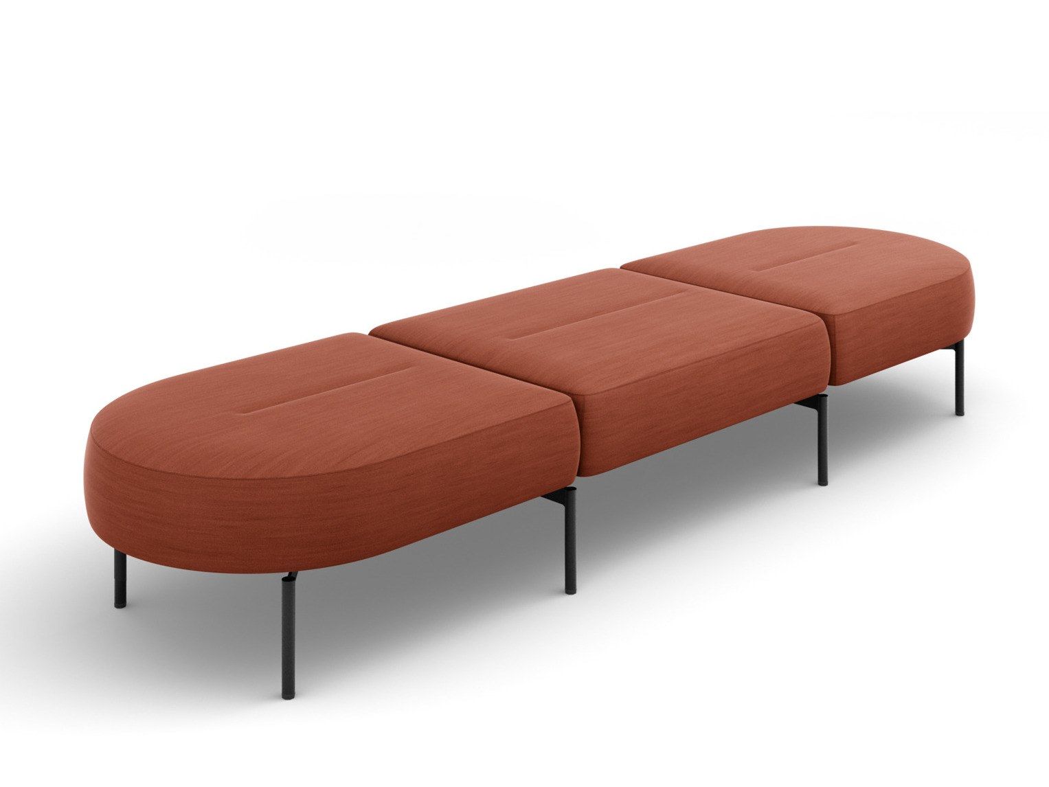 OVAL | Backless bench seating By Brunner design Jehs+Laub