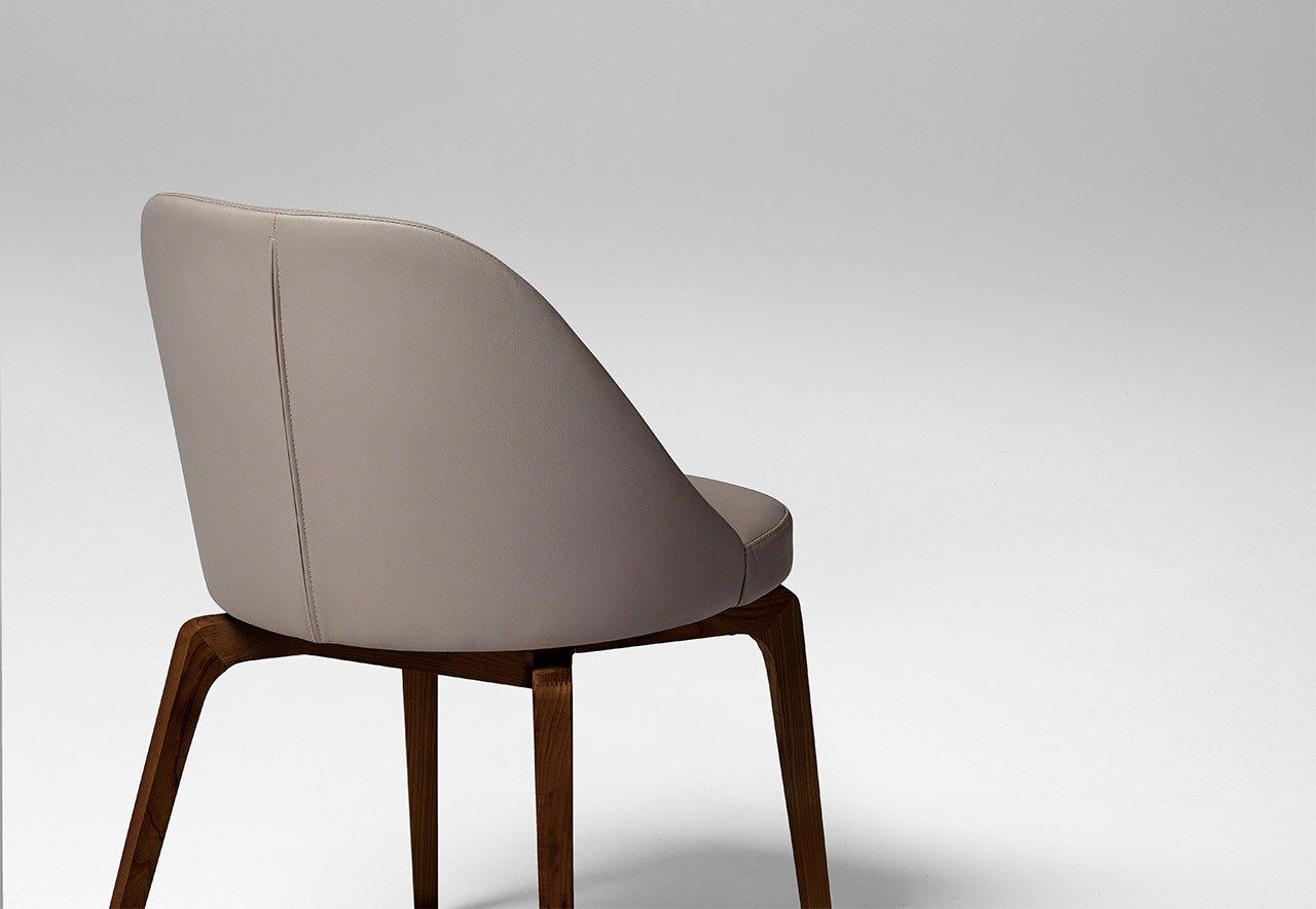 Leather chair OYSTER By ALIVAR design Andrea Lucatello