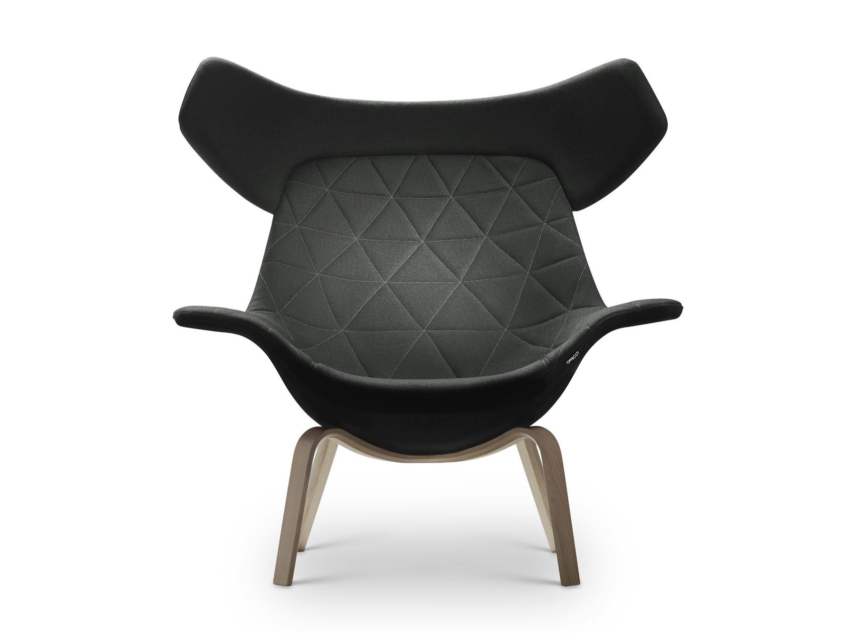 OYSTER WOOD HIGH Easy chair By Offecct | design Michael Sodeau