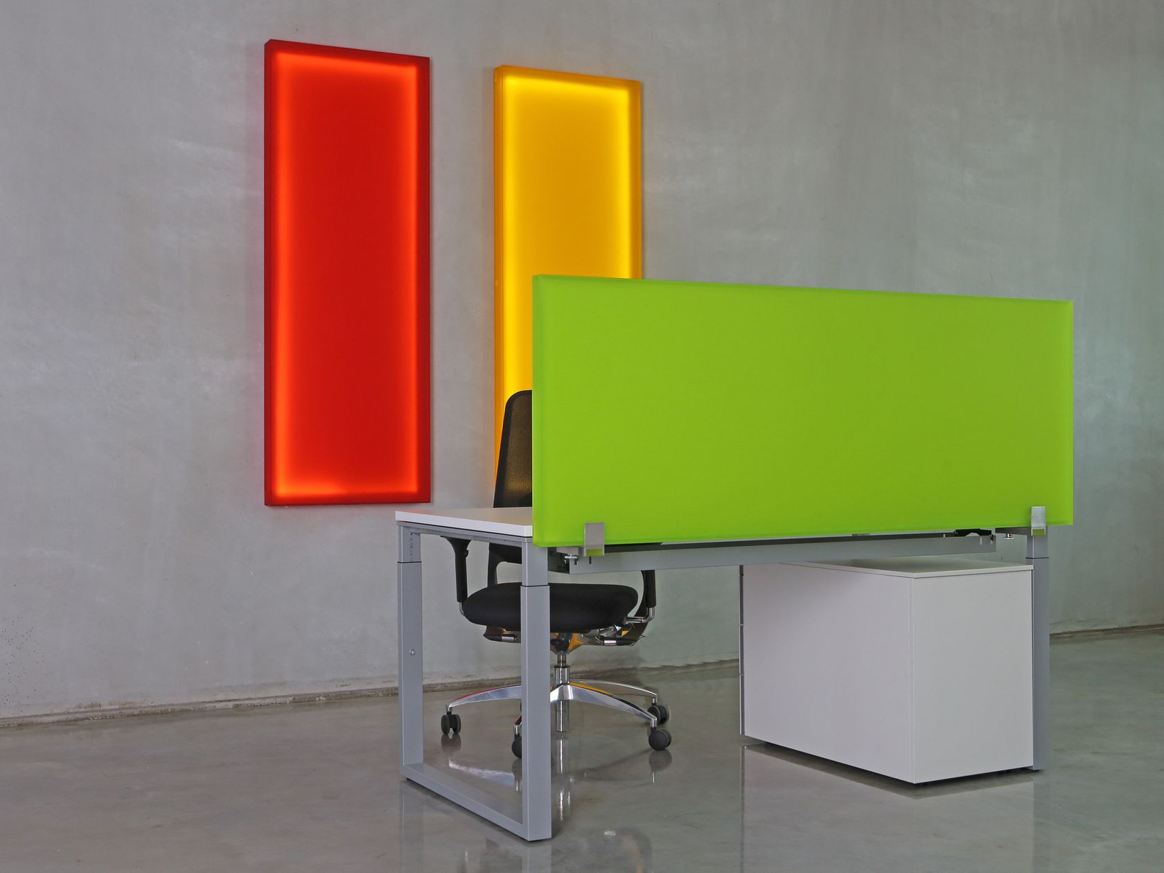 Sound absorbing plexiglass workstation screen desktop partition Office ...