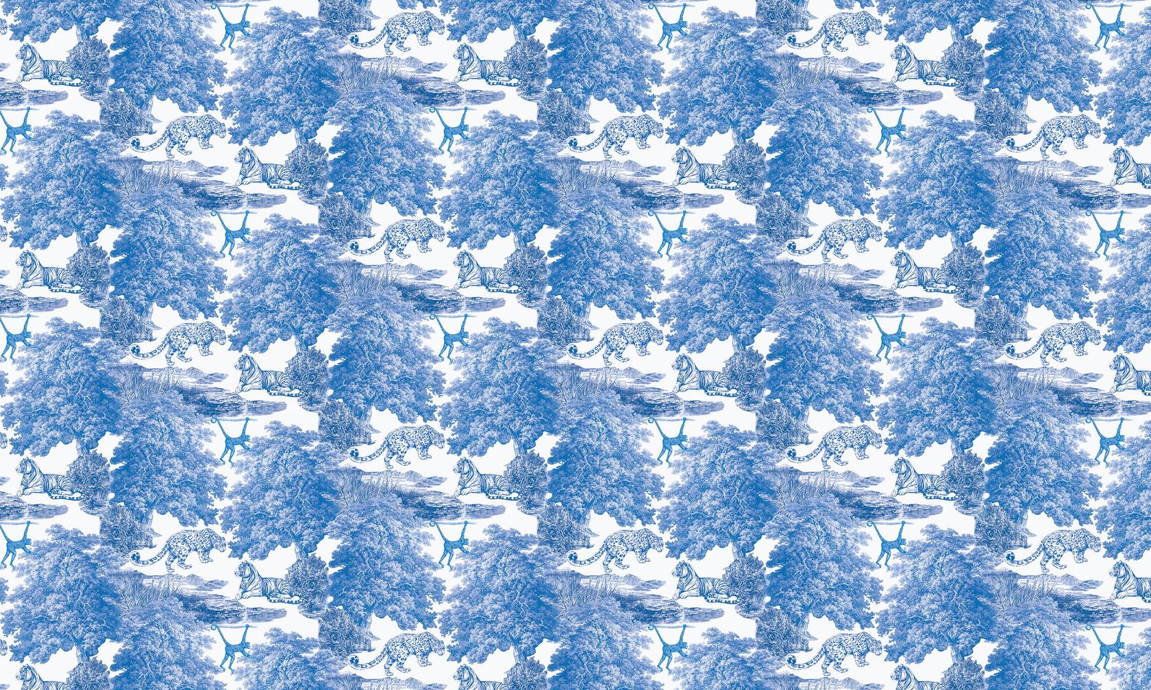 TOILE DE JOUY BLUE Wall tiles By Officinarkitettura® | design