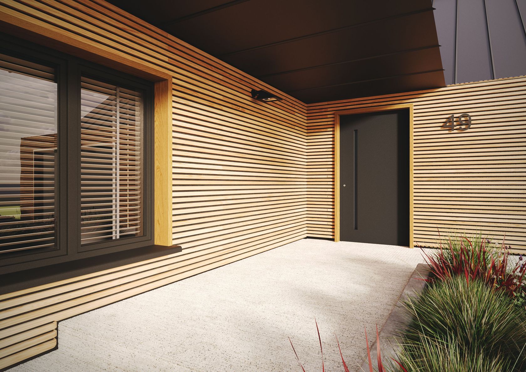 TENVIS DESIGN PRO Fire-rated aluminium entry door By Oknoplast