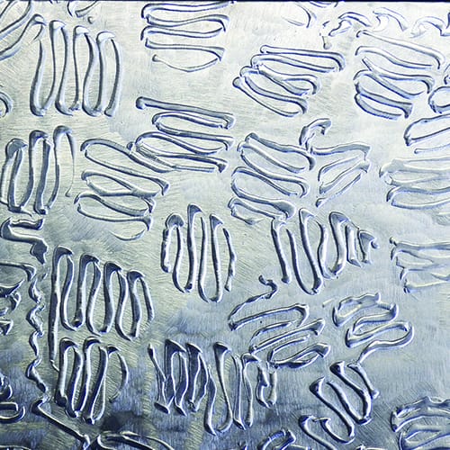 Three-dimensional metal cladding panel Other patterns By Emboss