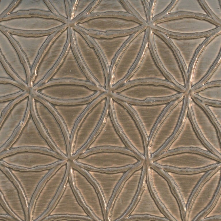 Three-dimensional metal cladding panel Other patterns By Emboss