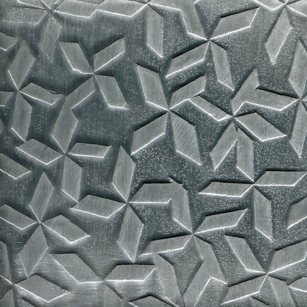 Three-dimensional metal cladding panel Other patterns By Emboss