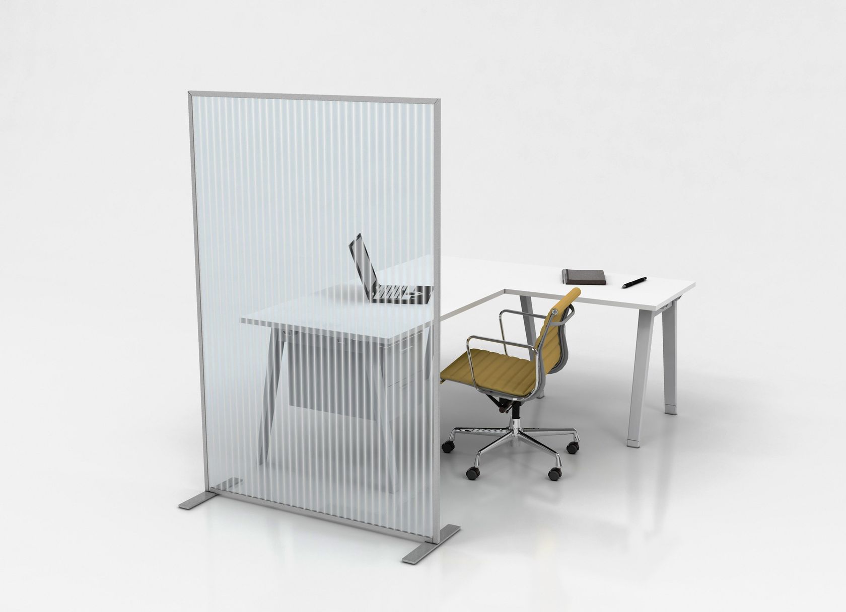 Pannello divisorio per ufficio in policarbonato PA16 By STUDIO T