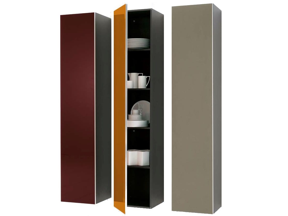 PAB Open wall cabinet with door By B&B Italia | design Studio Kairos