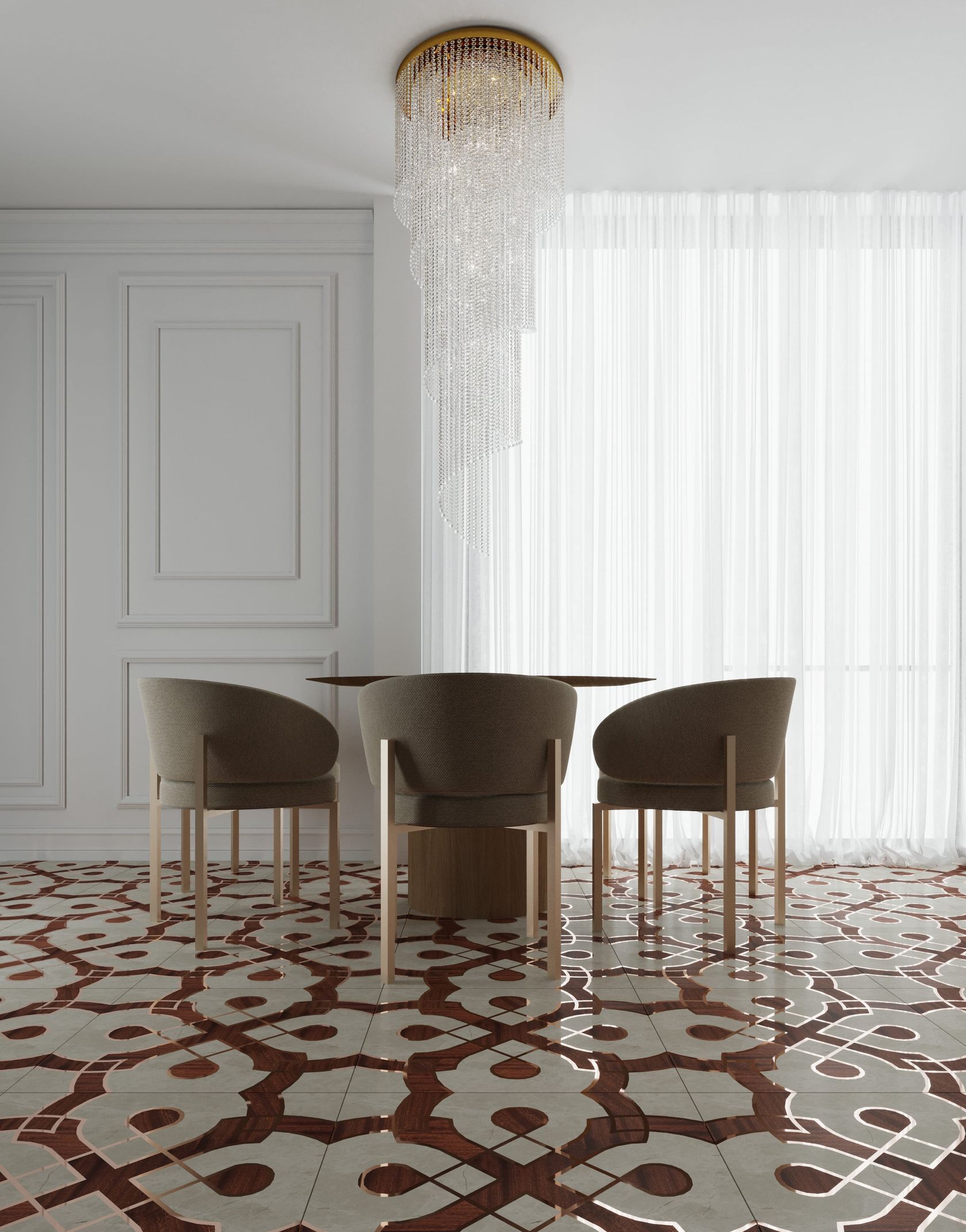 PALACIO Floor / wall tiles in natural stone and wood By Orvi