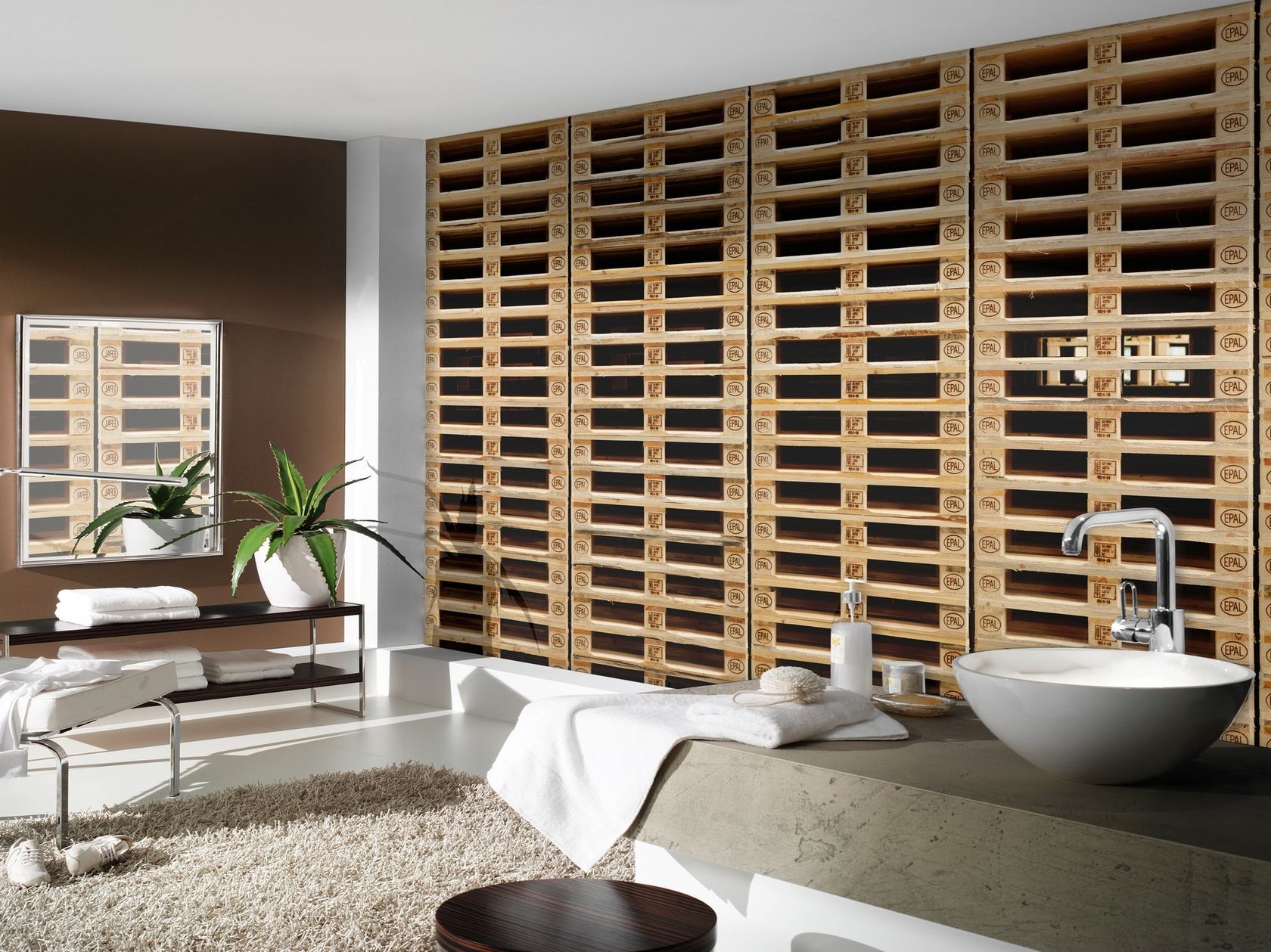 PALLETS Papier peint By Architects Paper