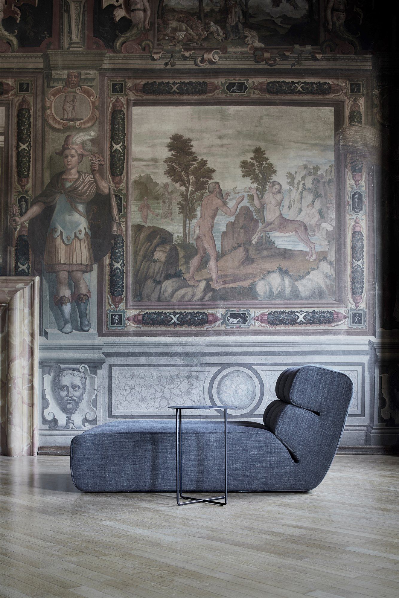 Sectional modular sofa PALMO By AMURA design Emanuel Gargano