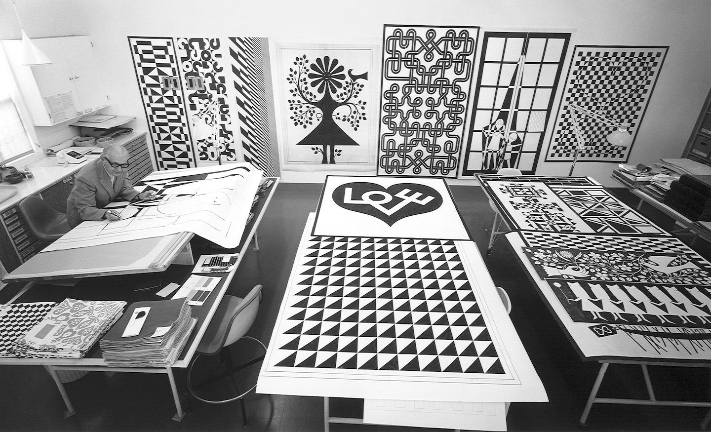 Linen Silkscreen PANEL BLACK AND WHITE Environmental enrichment panels ...