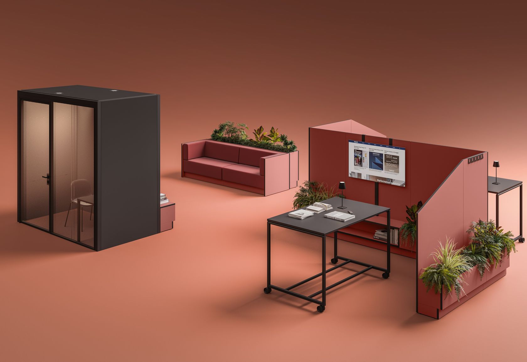 PANORAMA Cabina de oficina By FANTONI | design UNStudio