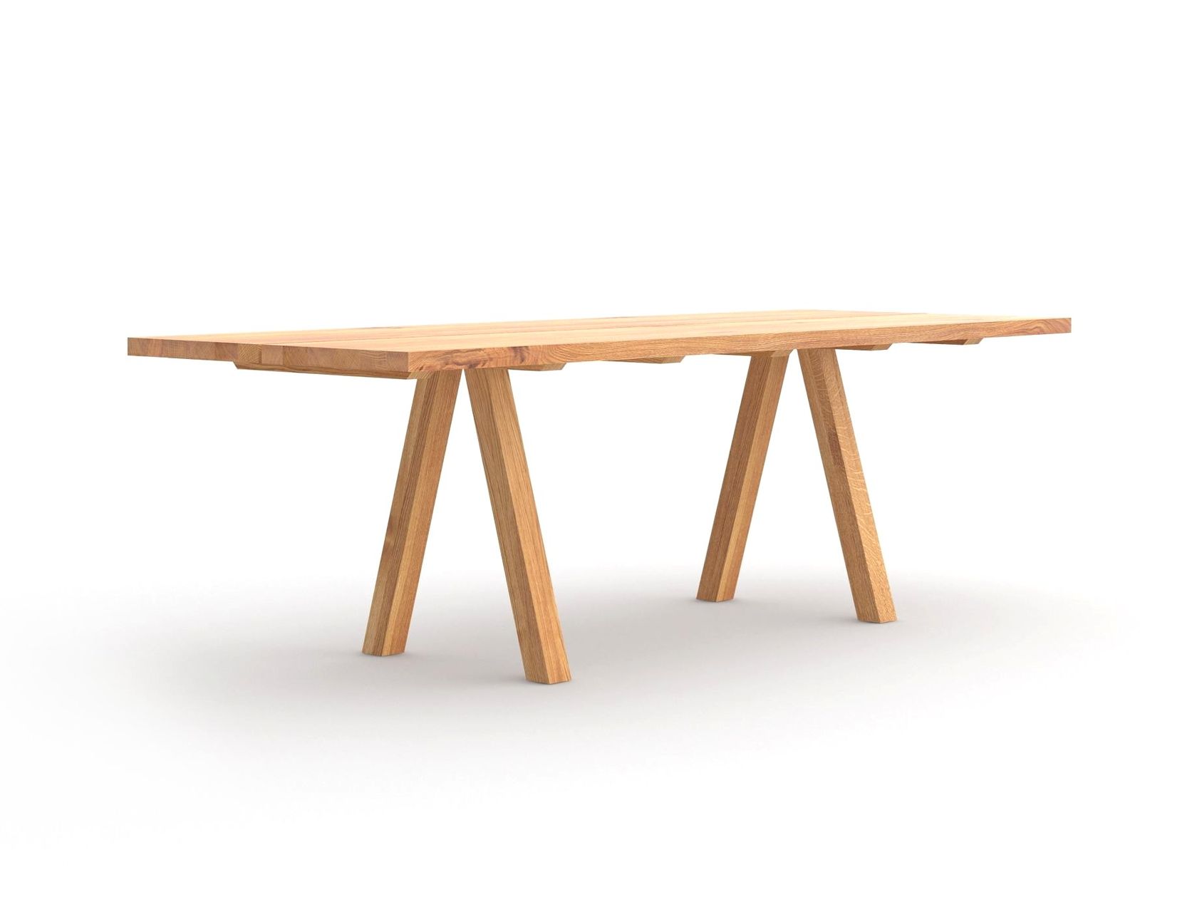PAPILIO Rectangular solid wood table By Vitamin Design | design GG ...