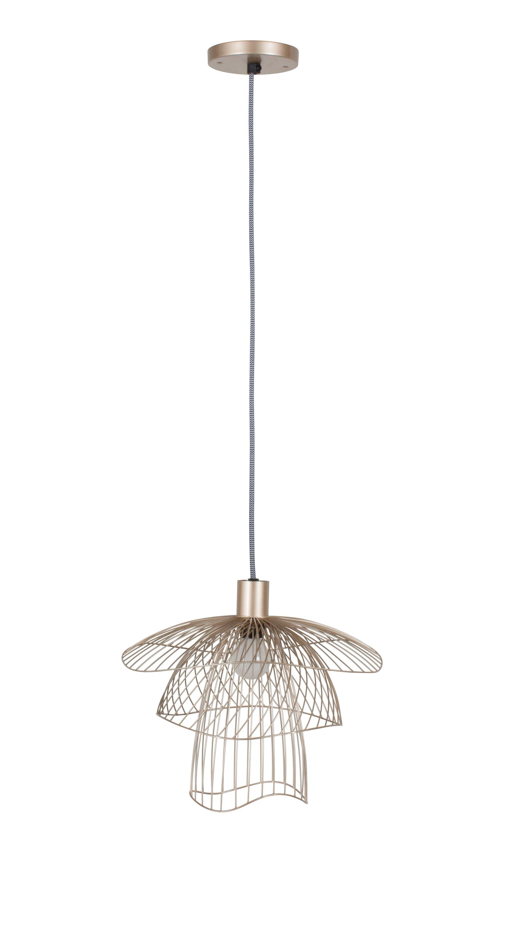 PAPILLON Lampada a sospensione in metallo By Forestier | design Élise Fouin
