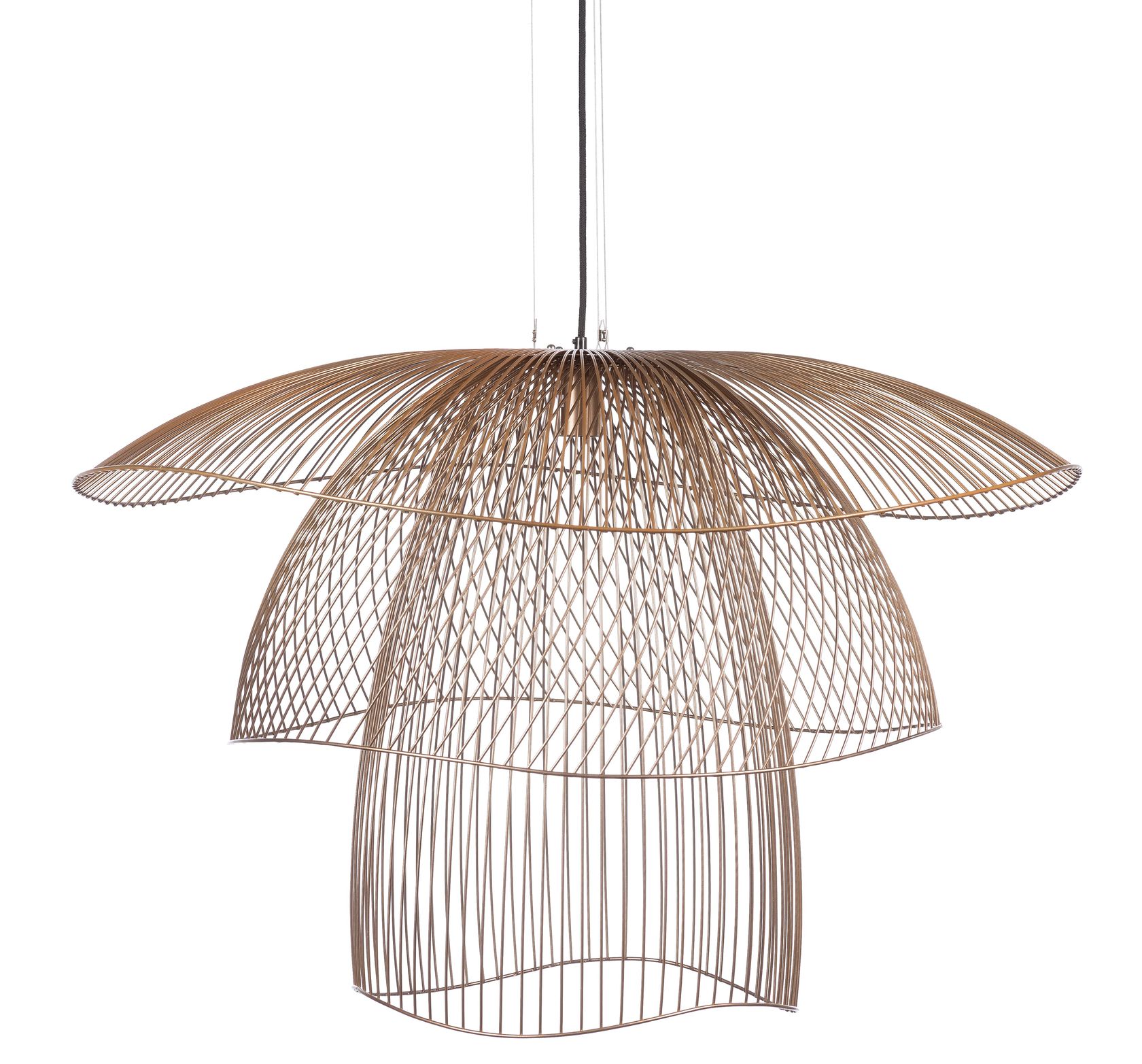 PAPILLON Lampada a sospensione in metallo By Forestier | design Élise Fouin
