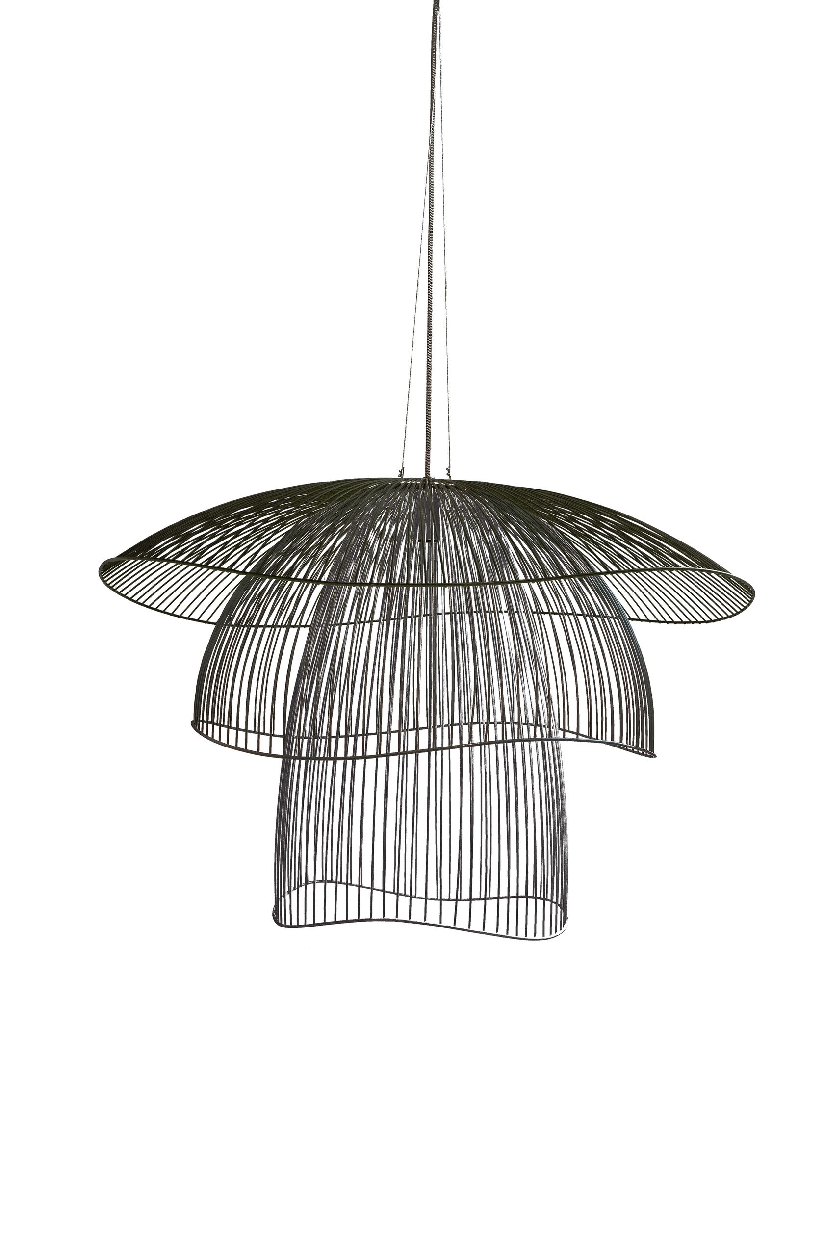 PAPILLON Lampada a sospensione in metallo By Forestier | design Élise Fouin