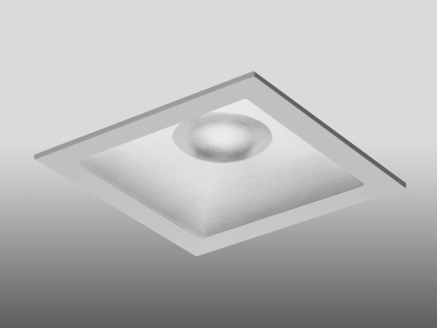 PARABOLA Recessed LED ceiling aluminium spotlight By Artemide