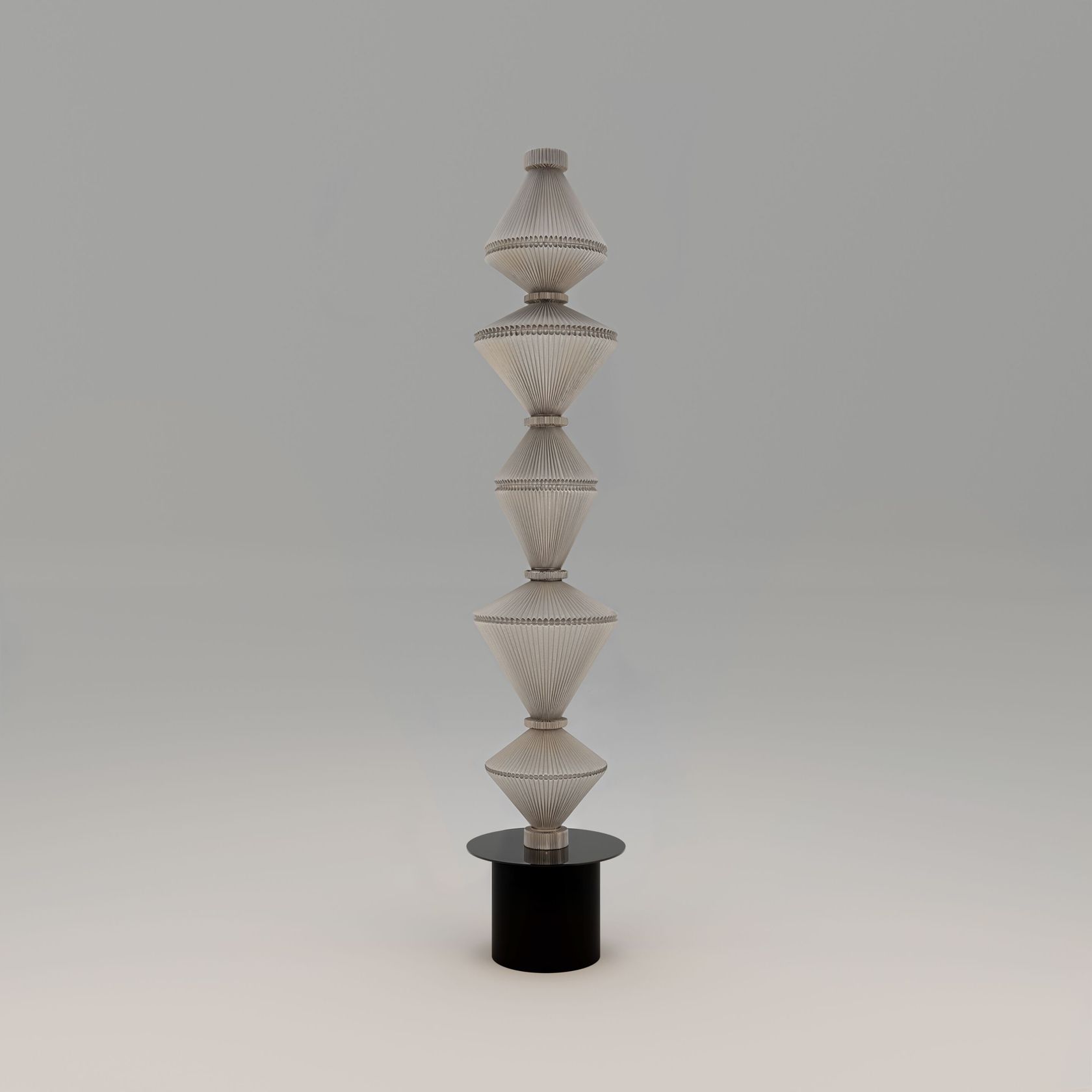 OÏPHORIQUE LED fabric floor lamp By PARACHILNA