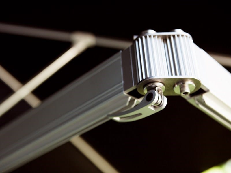 PARAFLEX DUO | Sombrilla cuadrado Sombrilla doble ajustable de aluminio ...