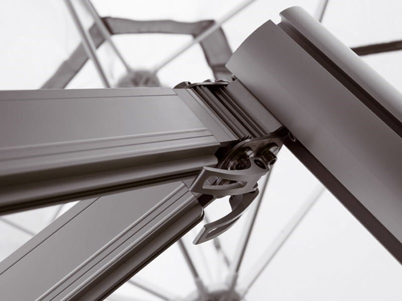 PARAFLEX DUO | Sombrilla cuadrado Sombrilla doble ajustable de aluminio ...