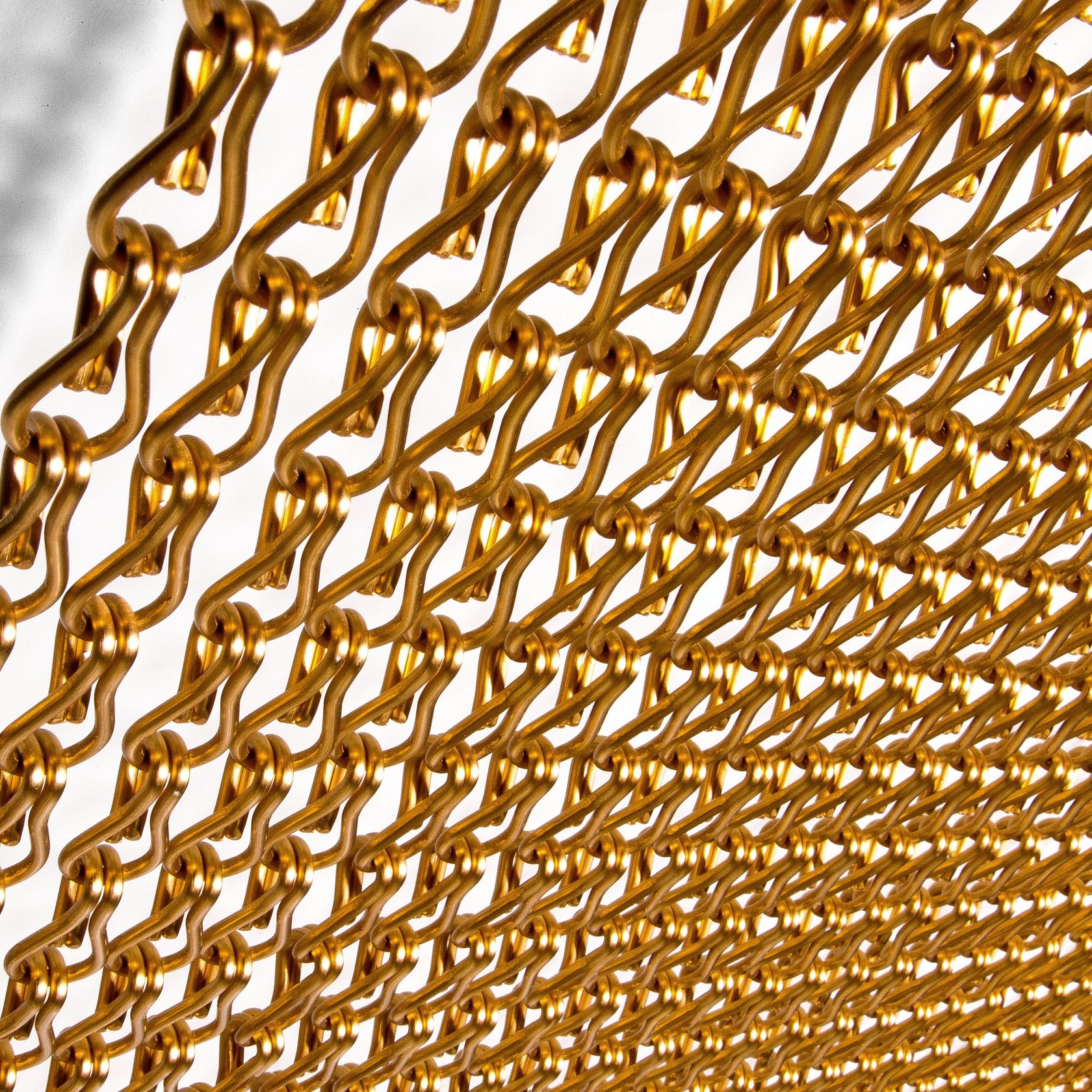 CEILING PARALLEL STRAIGHT Aluminium chain curtain By Kriskadecor