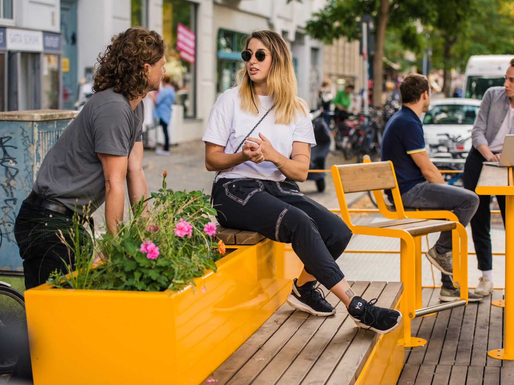 PARKLETS 2.0 CAFÉ Wooden bench By VESTRE | design SOLA - Studio Oslo ...