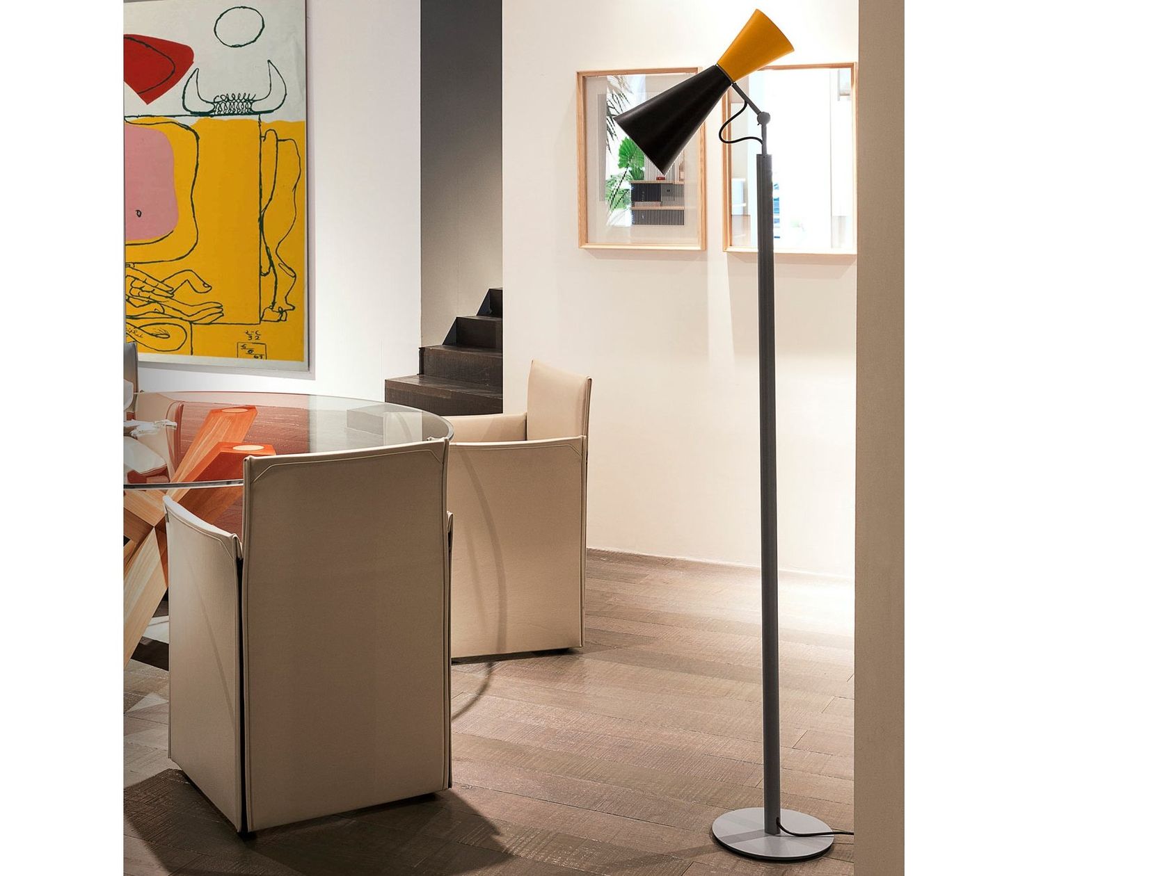PARLIAMENT Floor lamp By NEMO | design Le Corbusier